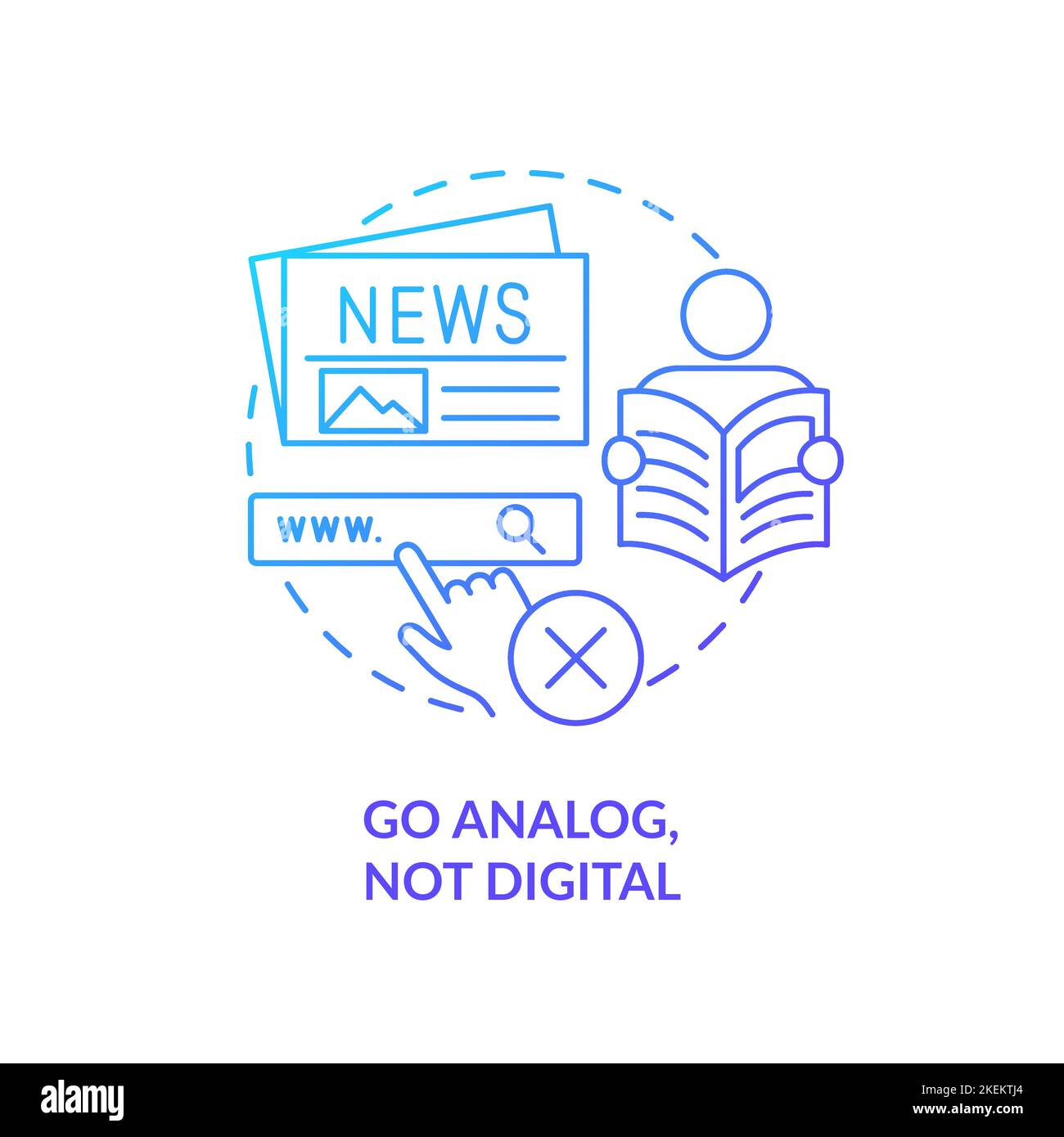 Digital news overload hi-res stock photography and images - Alamy