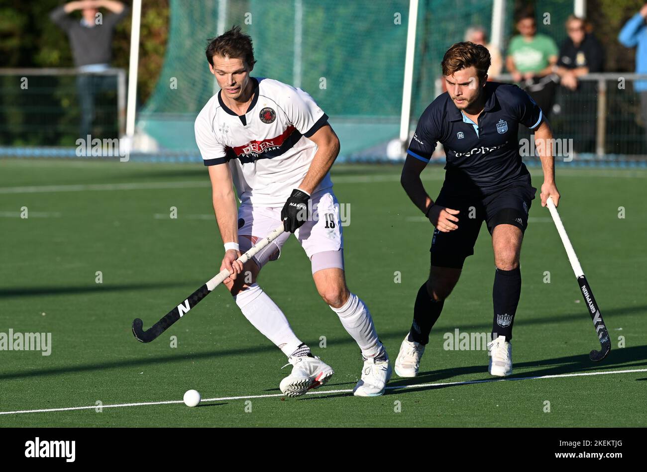 Dragons' Felix Denayer and Oree's Maximilien Branicki pictured in ...