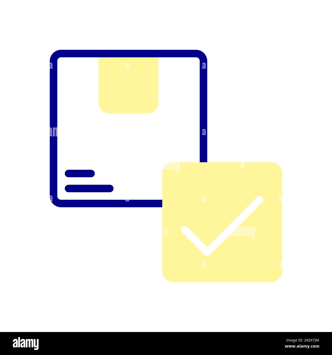 Package Arrived icon, the order has arrived at its destination Stock ...