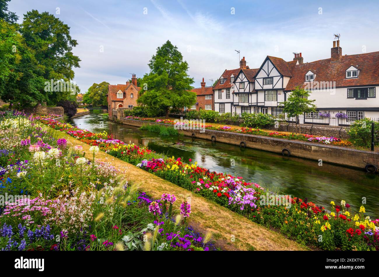 Westgate Gardens, a beautiful public park in Canterbury, Kent Stock ...