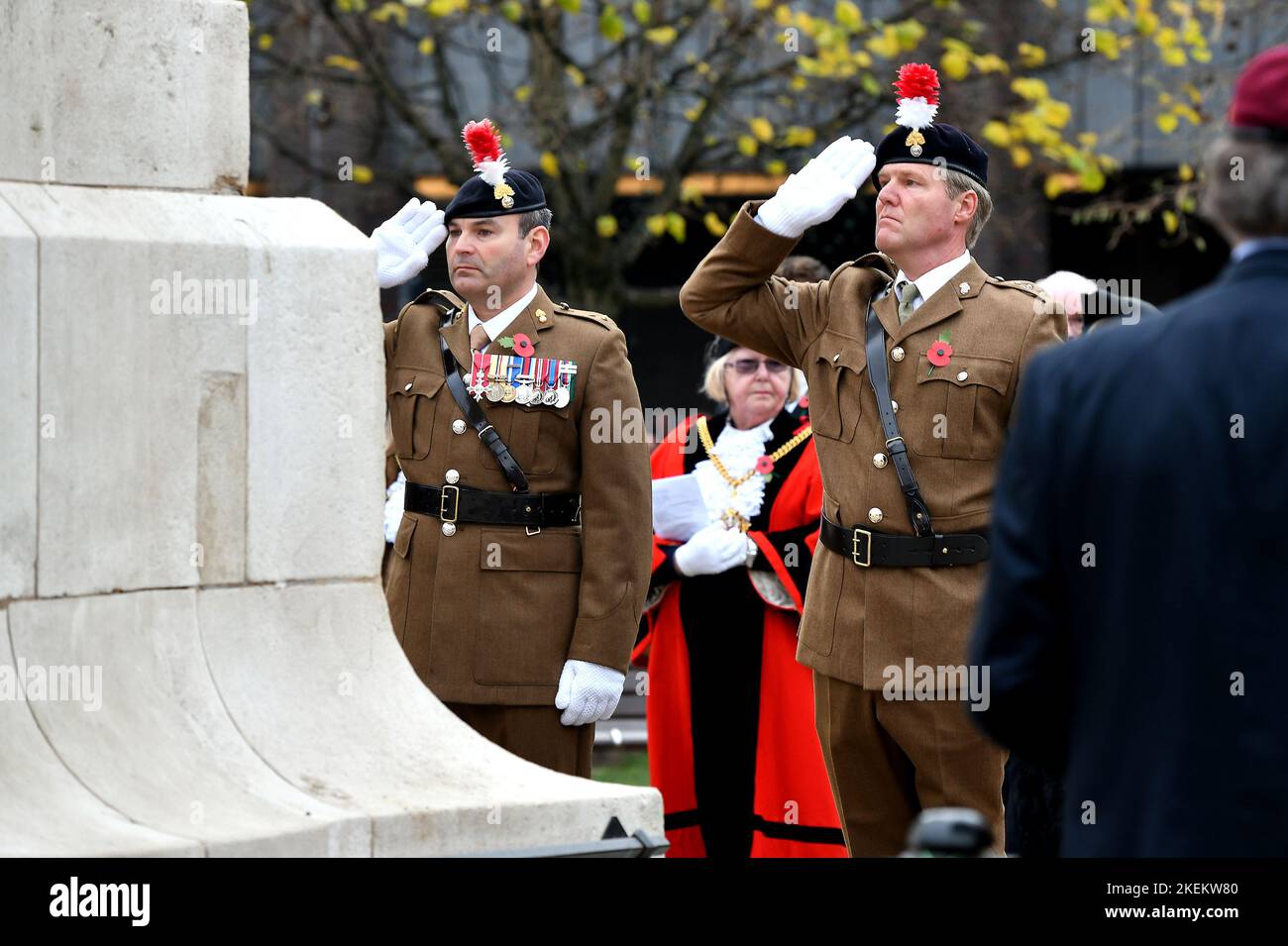 Bagpipes remembrance day poppy hi-res stock photography and images - Alamy