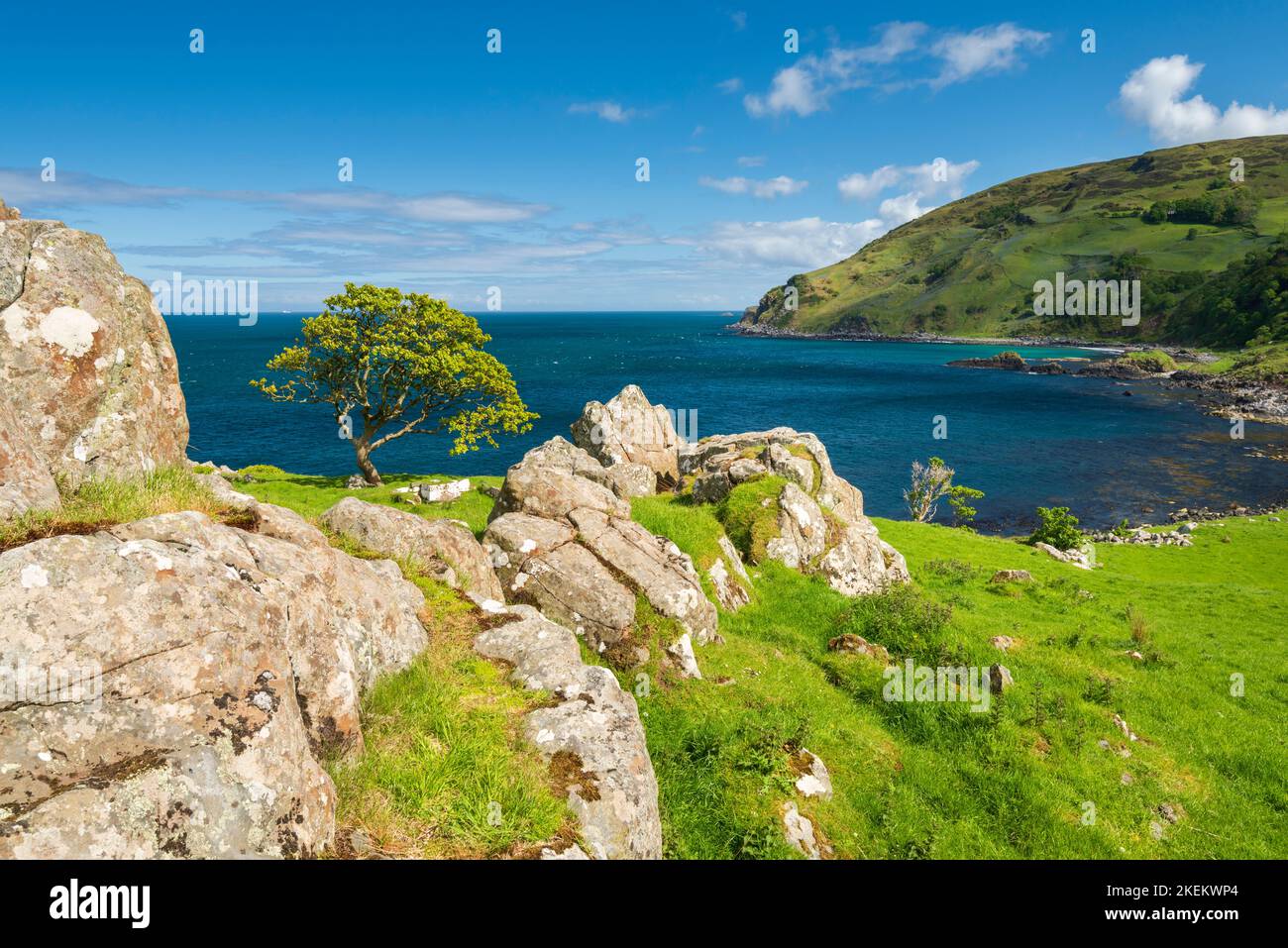 antrium, northern ireland, uk, murlough bay, stewart mckeown Stock ...