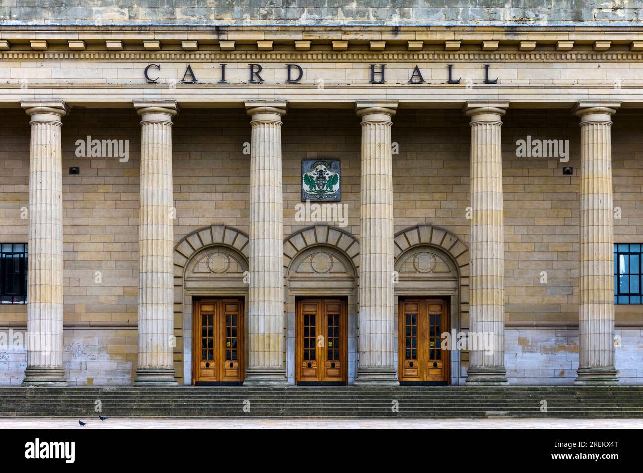 Entrance to the Caird Hall, City Square, Dundee, Scotland, UK Stock ...