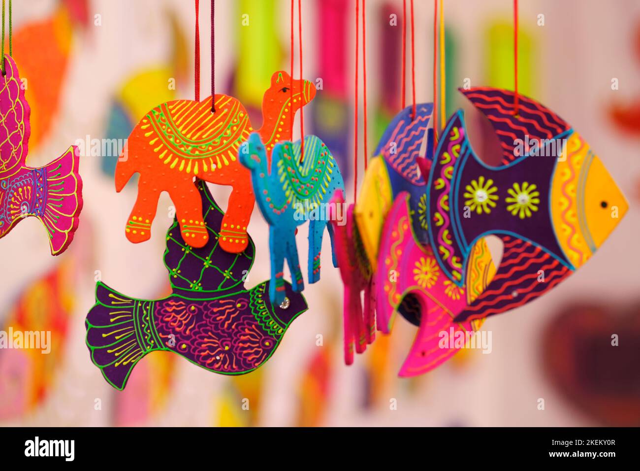 Beautiful Hand crafted colorful decorative items, The craft of each ...