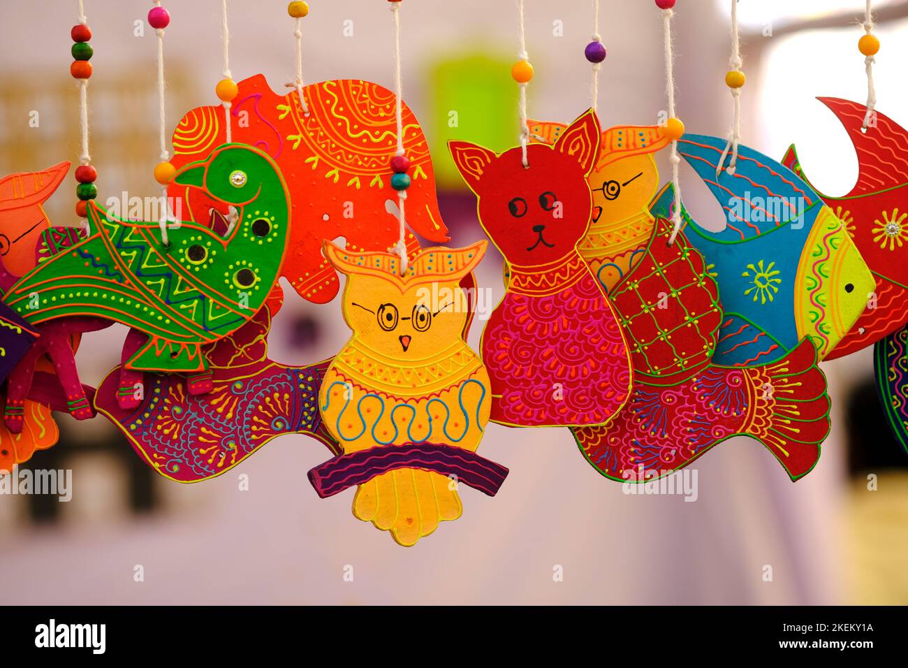 Beautiful Hand crafted colorful decorative items, The craft of each ...