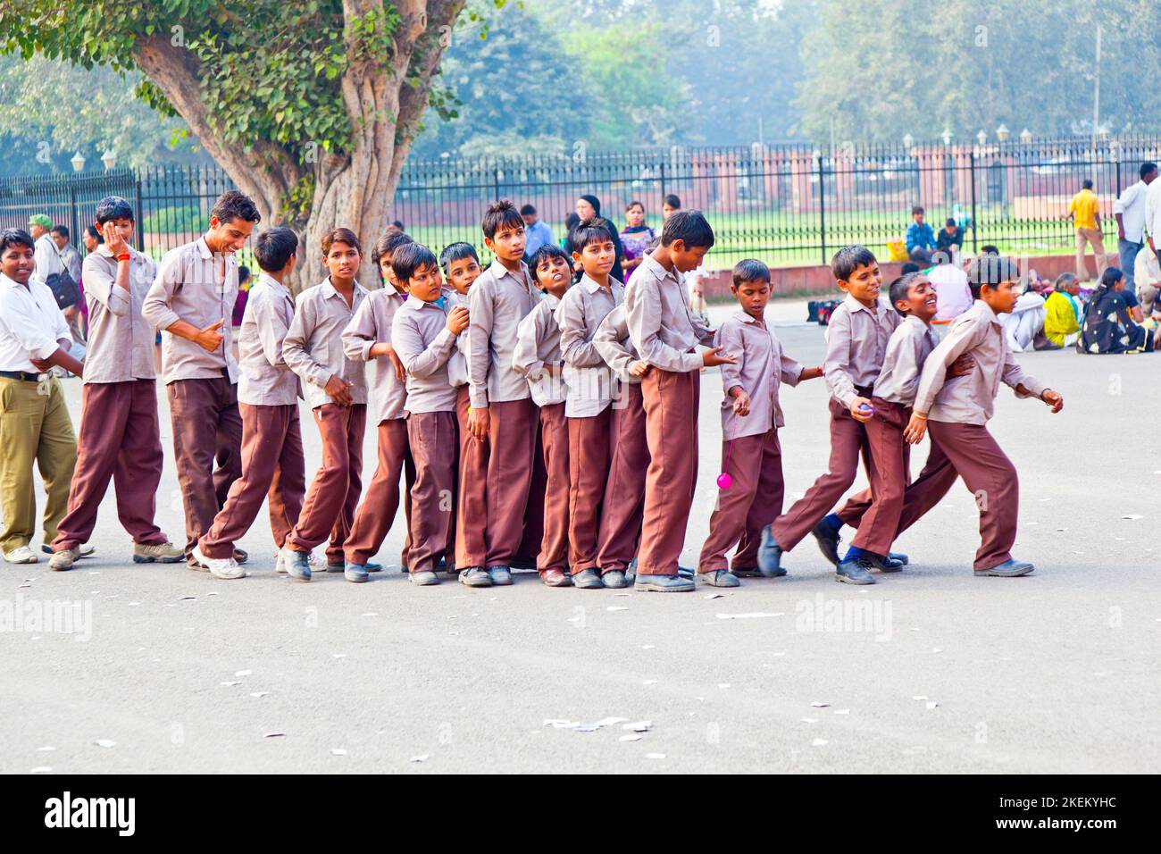 Primary school uniform gate hi-res stock photography and images - Alamy