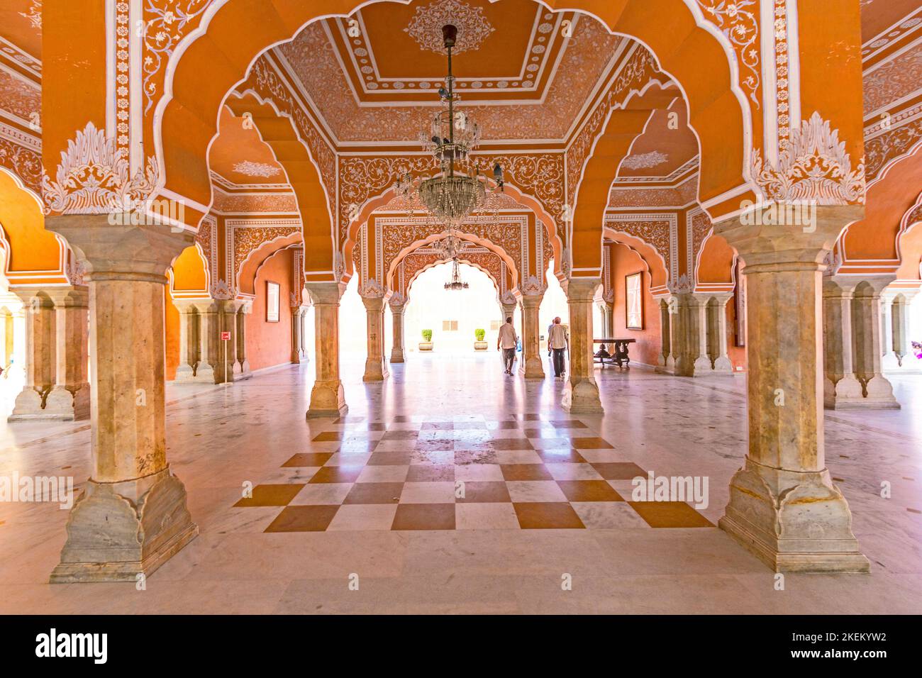 Jaipur, India - October 19, 2012: Chandra Mahal in City Palace, Jaipur ...