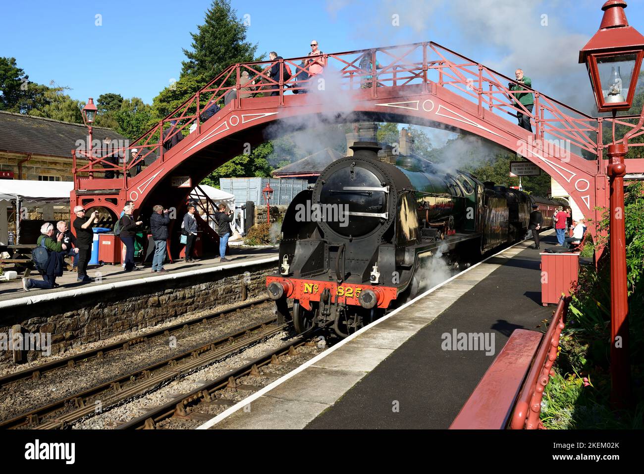 Southern Railway class S15 locomotive No 825 at Goathland, North ...