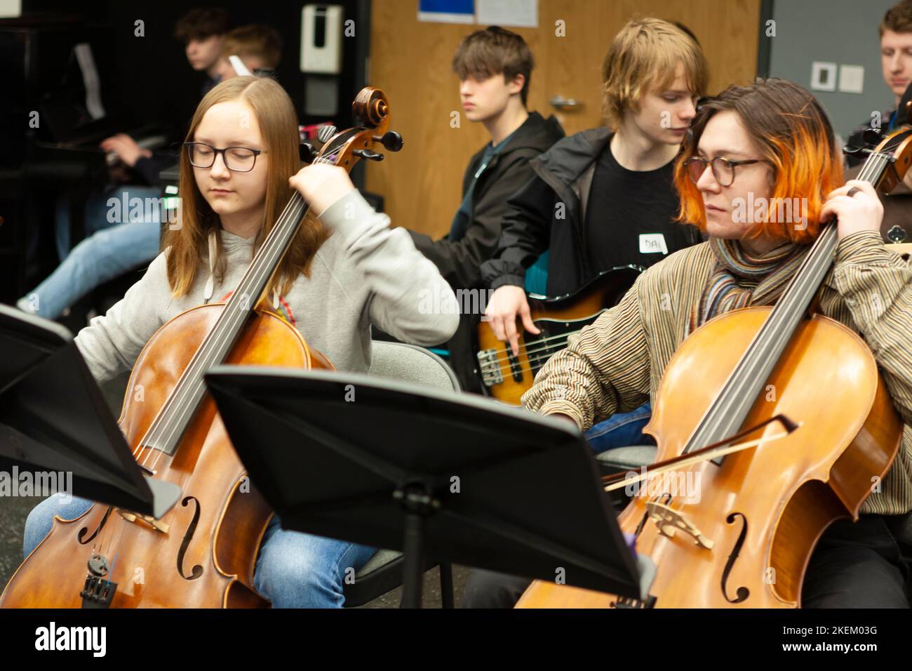 Young people playing with the COMA (Contemporary Music for All) Sussex ...