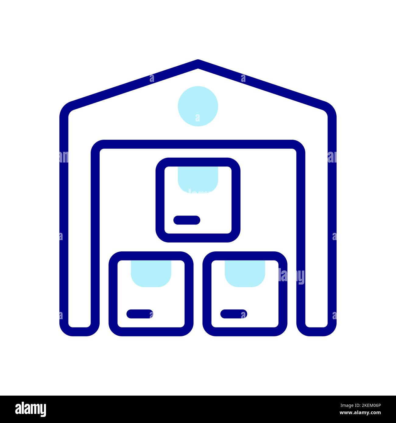 storage warehouse icon, to store the stock of goods Stock Vector Image ...