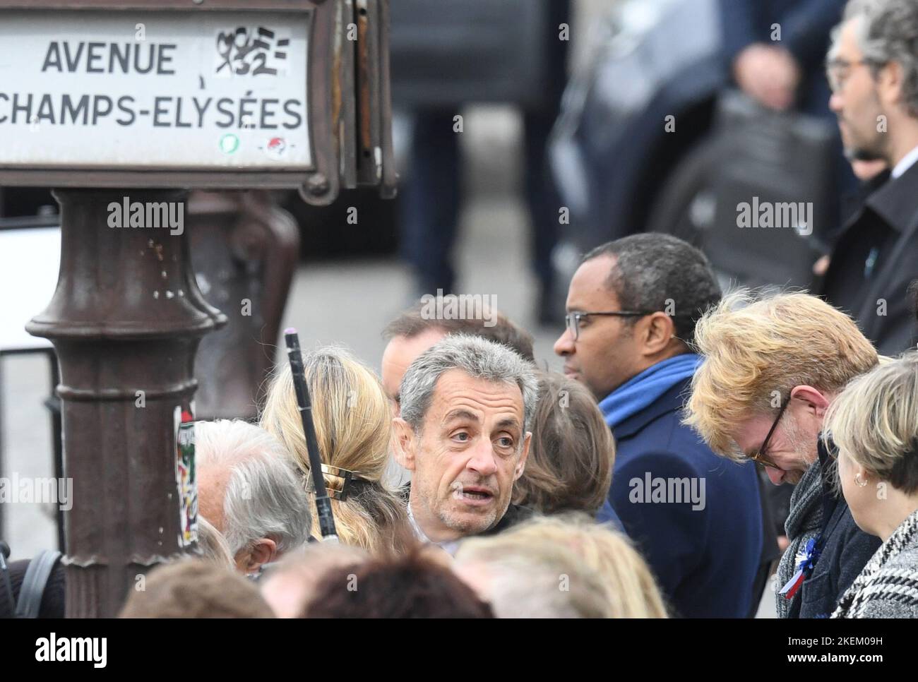 Ceremony of 11 november in Paris Stock Photo - Alamy