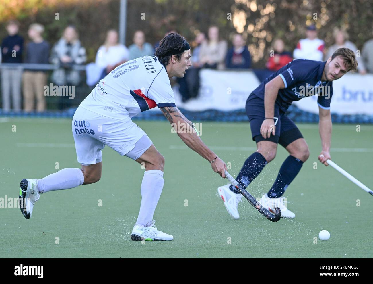 Dragons' Simon Gougnard pictured in action during a hockey game between ...