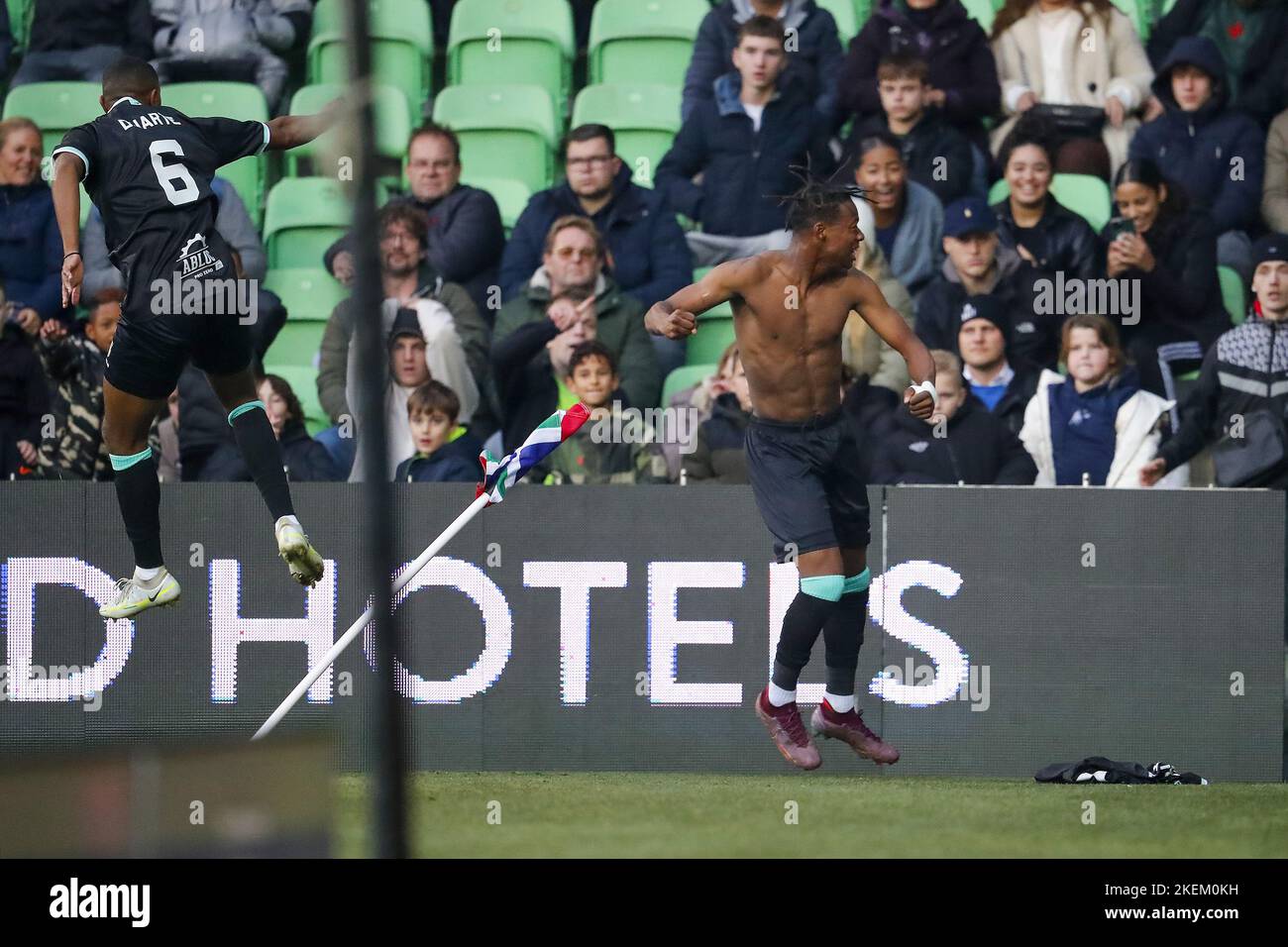 GRONINGEN, 13-11-2022, Stadium Euroborg, football, Dutch Eredivisie ...