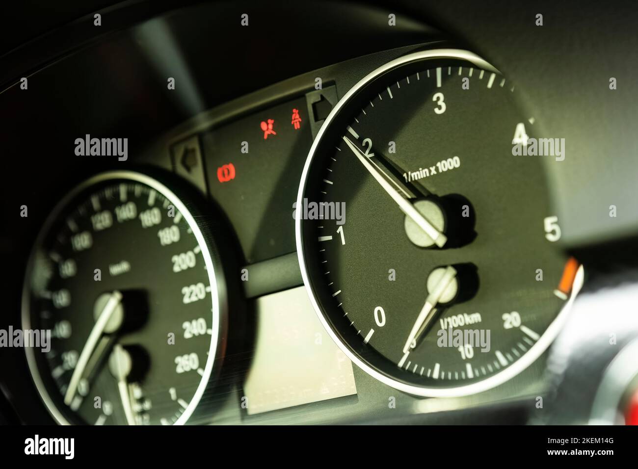 Sport modern car tachometer detail Stock Photo - Alamy