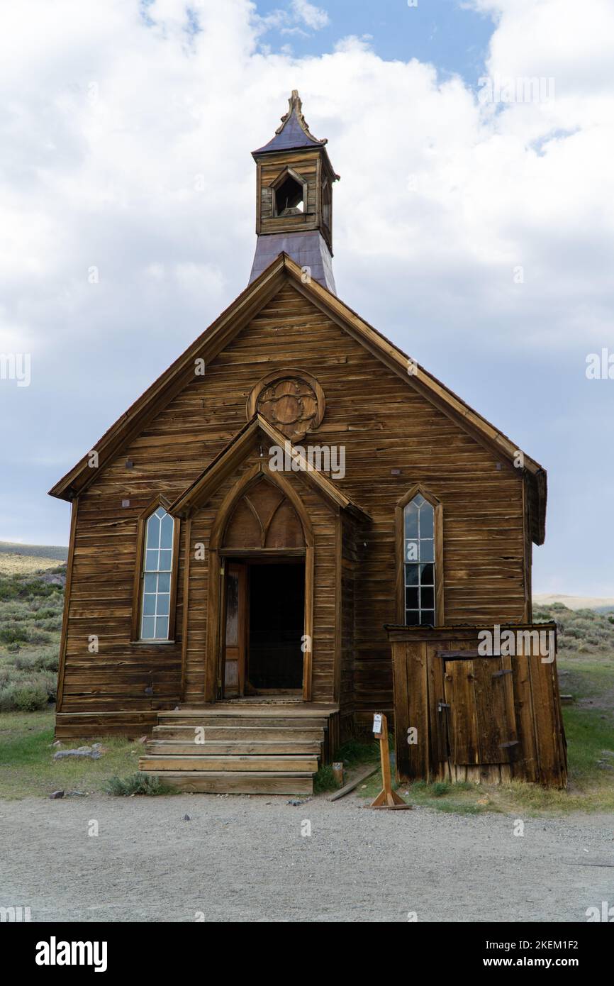 The old church in Bodie State Historic Park - Mono County, California Stock Photo - Alamy
