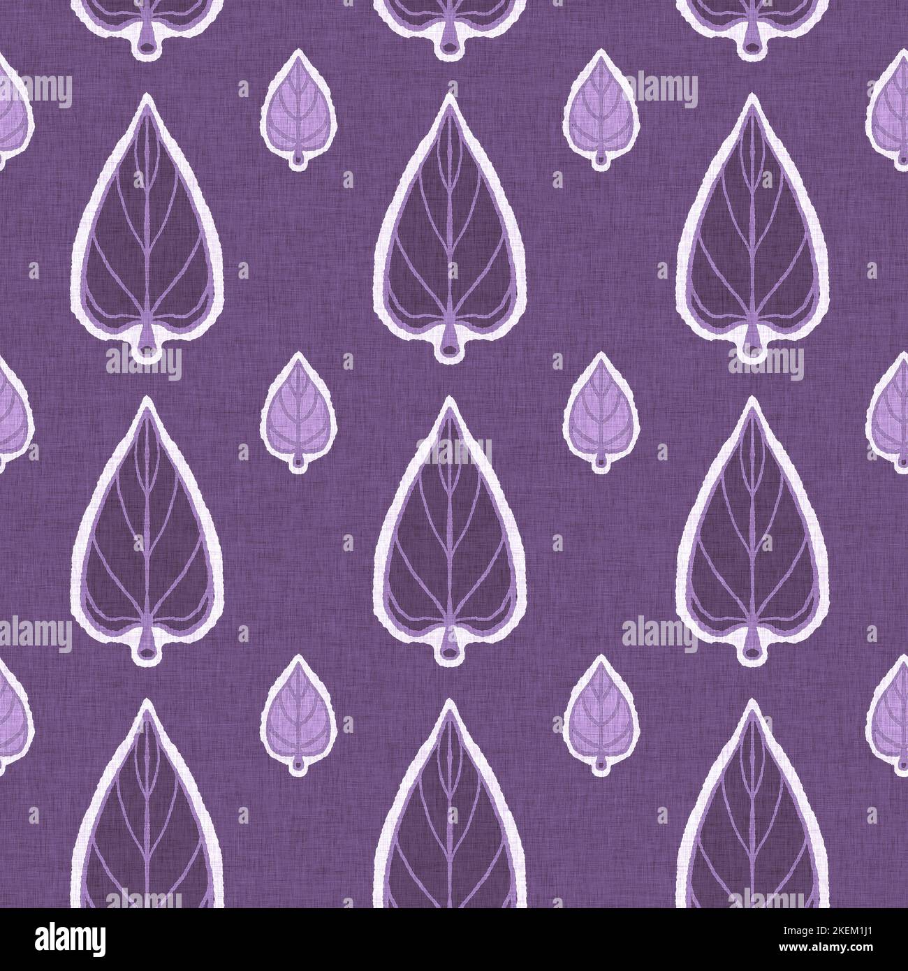 Gender neutral purple botanical foliage seamless raster background ...