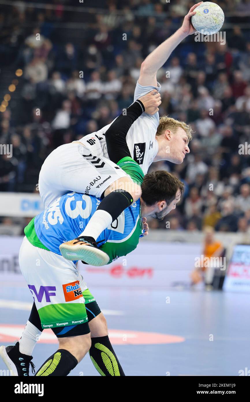 Kiel, Germany. 13th Nov, 2022. Handball, Bundesliga, Matchday 12, THW ...