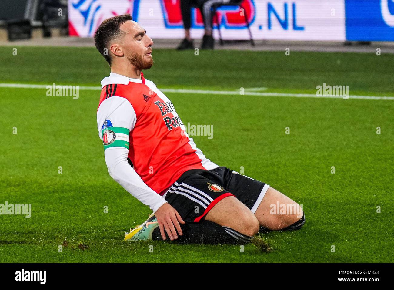 Rotterdam - Orkun Kokcu of Feyenoord celebrates the 2-1 during the ...