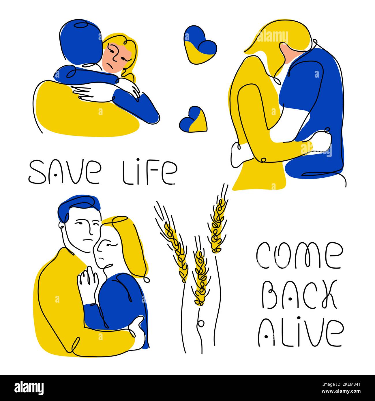 Woman life freedom flag Stock Vector Images - Alamy