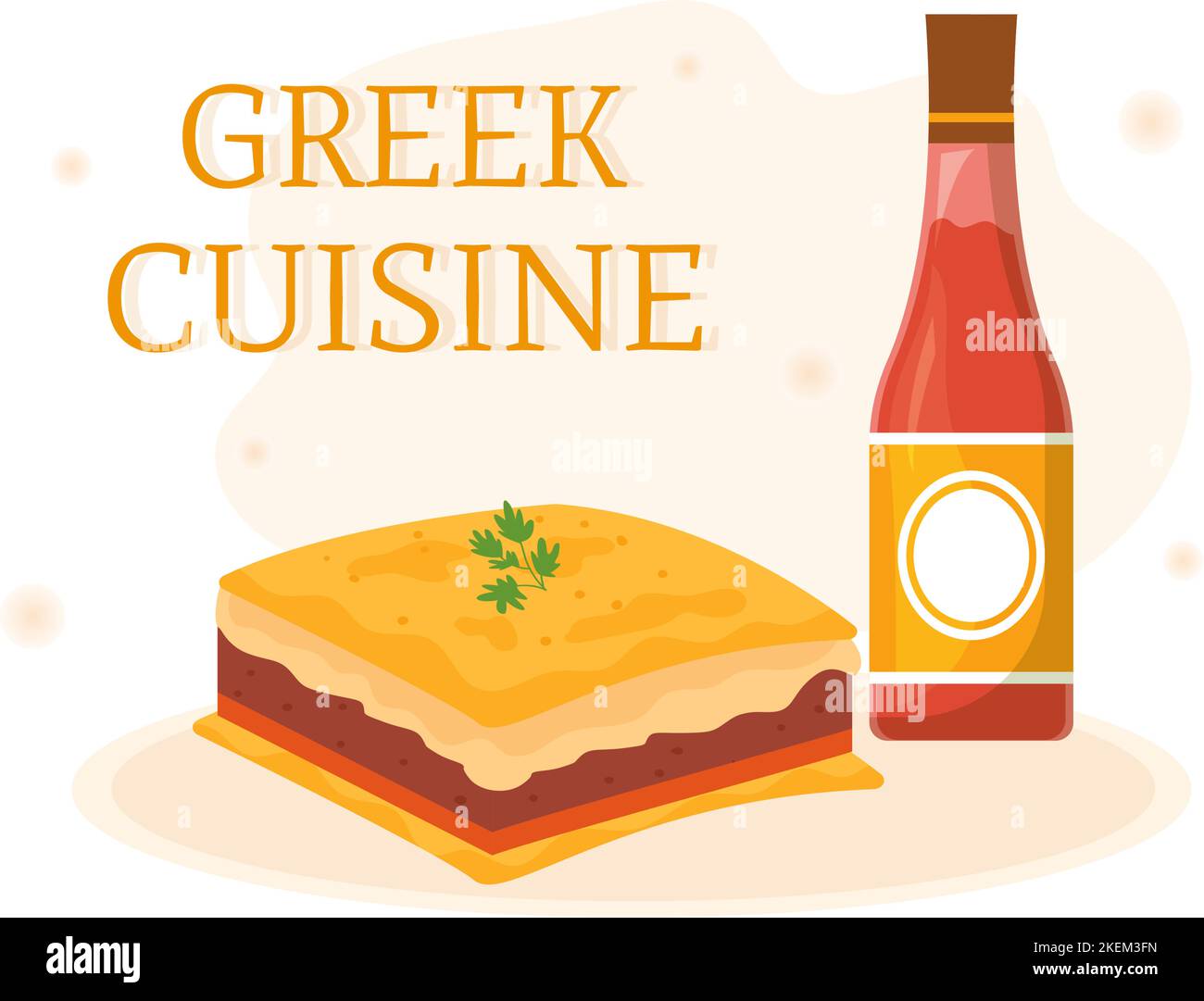 Greek Cuisine Restaurant Set Menu Delicious Dishes Traditional or ...