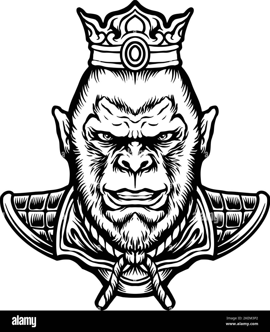 Chinese sun wukong cartoon Stock Vector Images - Alamy