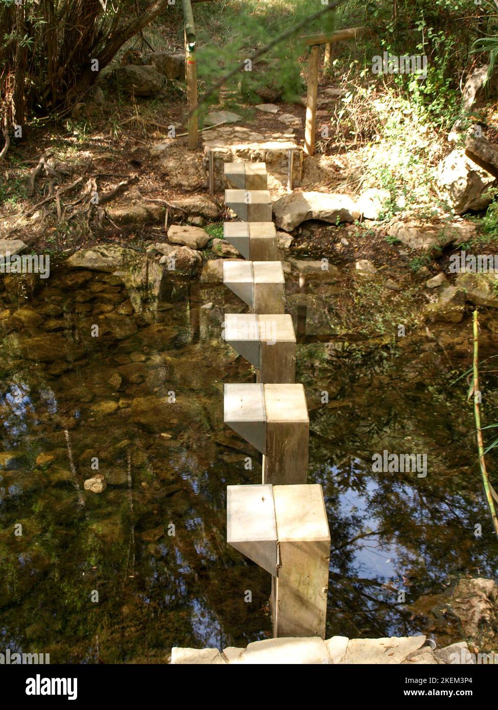 Footbridge near Querenca, Algarve, Portugal Stock Photo - Alamy