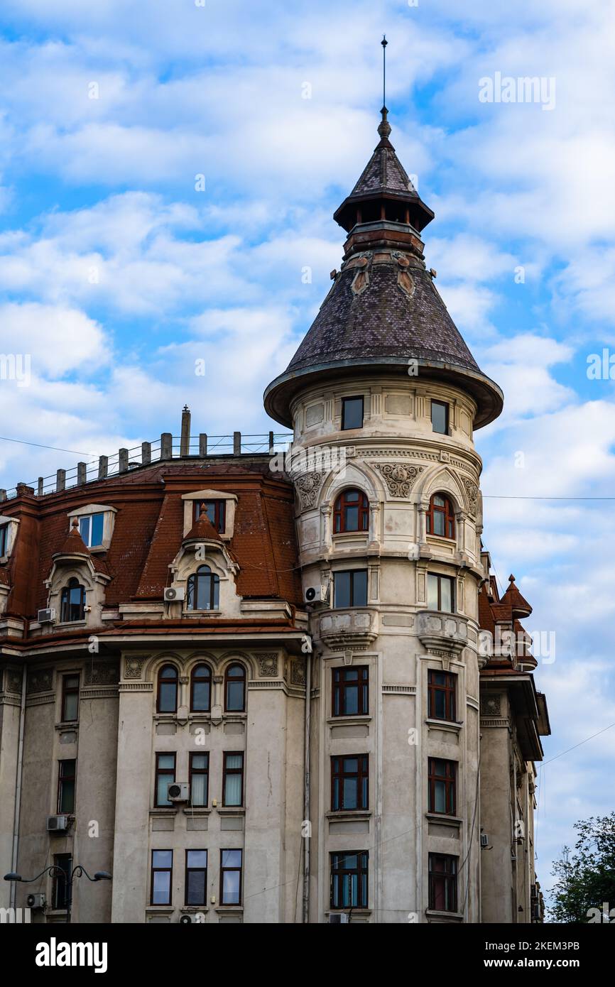 Historic building architecture in Bucharest, Romania, 2022 Stock Photo ...