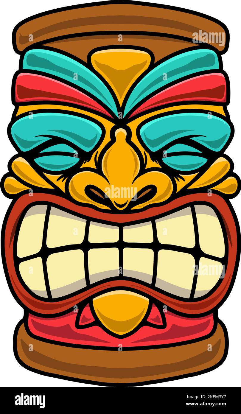 Carved idol Stock Vector Images - Alamy