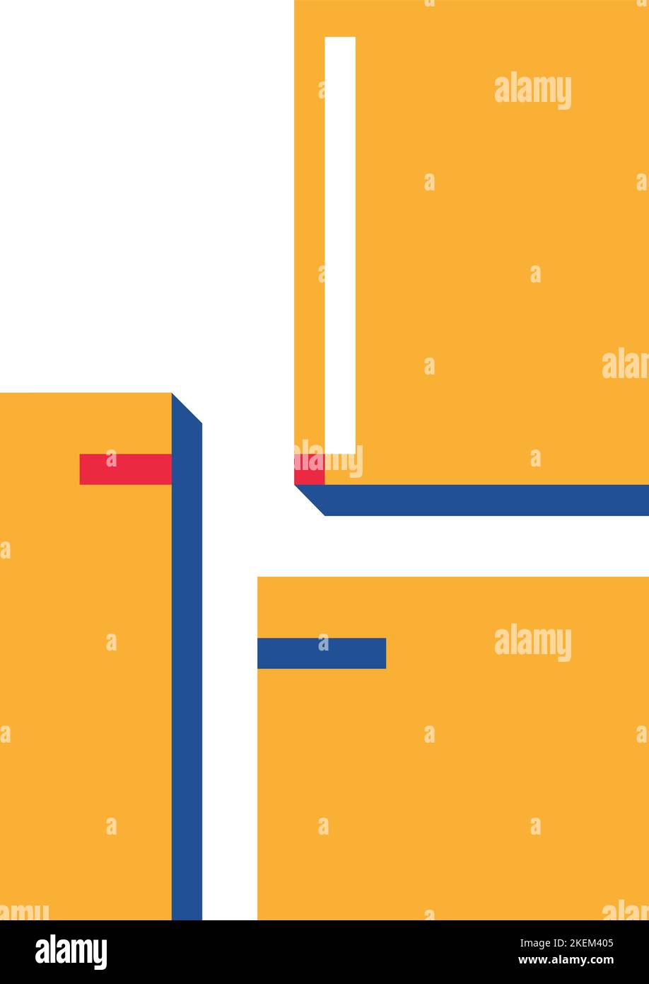 Retro design minimal rectangles hi-res stock photography and images - Alamy