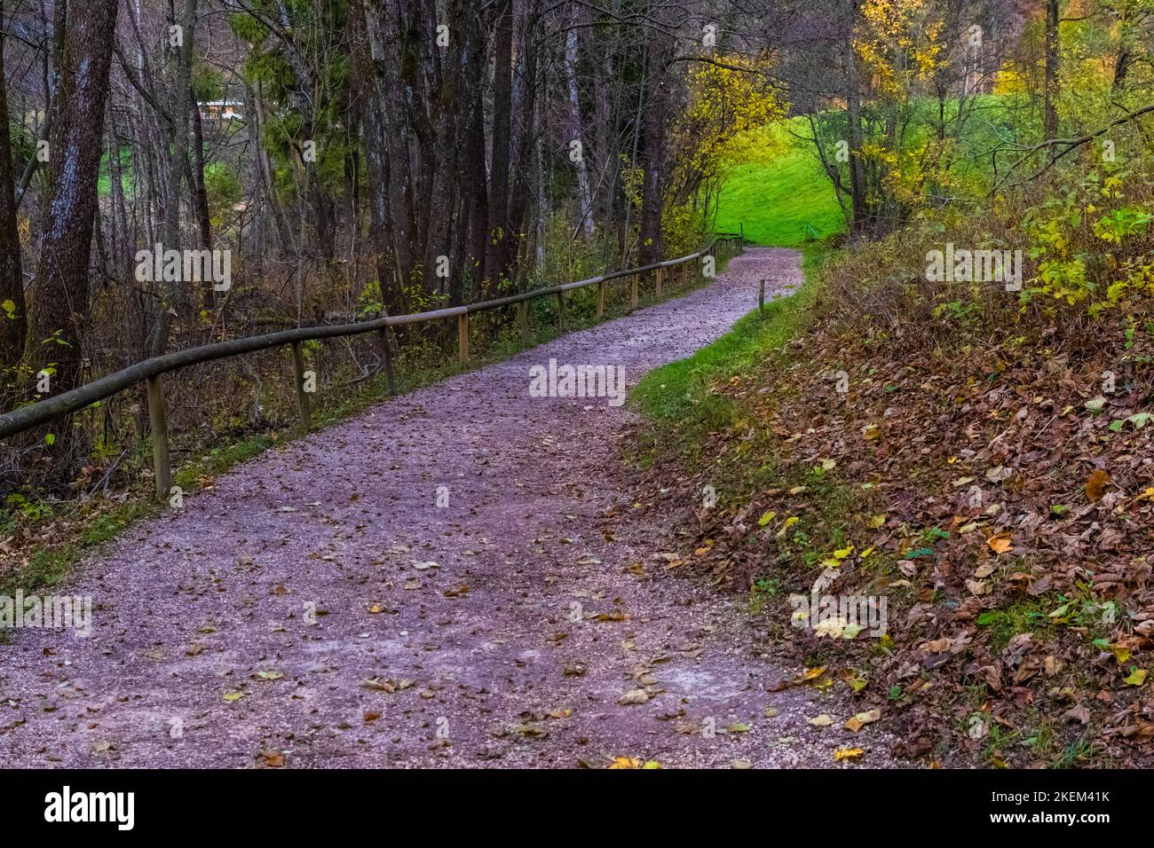 Austrian alps, Green meadows, alpine cottages and mountains Stock Photo ...