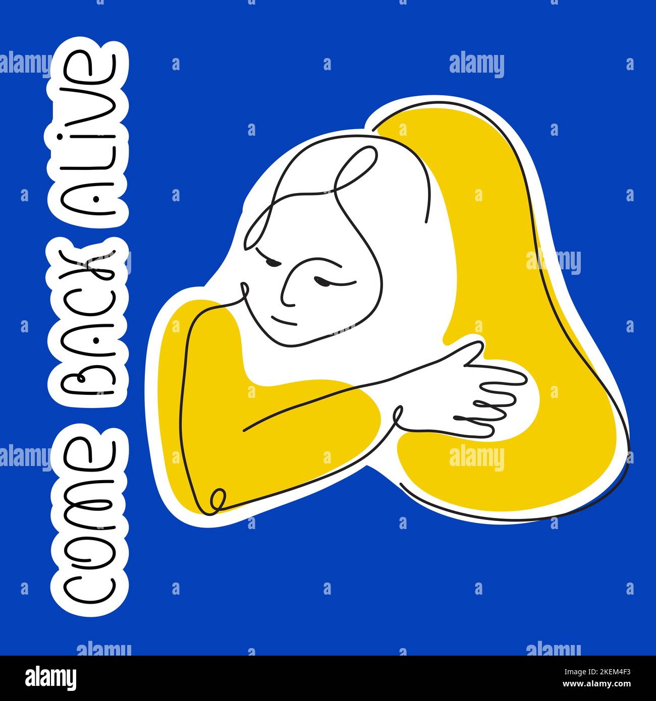 Woman life freedom flag Stock Vector Images - Alamy