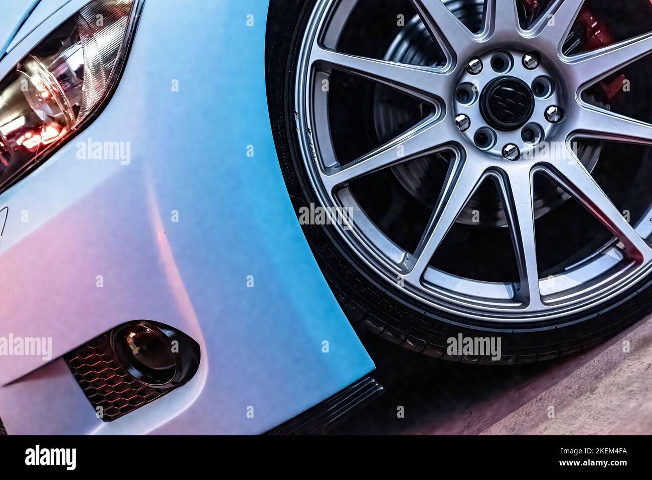 Car tuning lowrider hi-res stock photography and images - Alamy