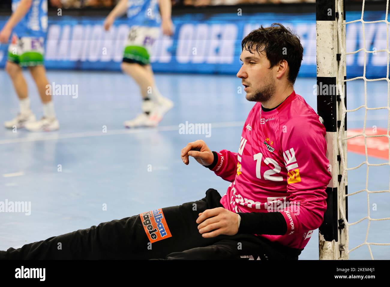 Goalkeeper sits on the floor hi-res stock photography and images - Alamy