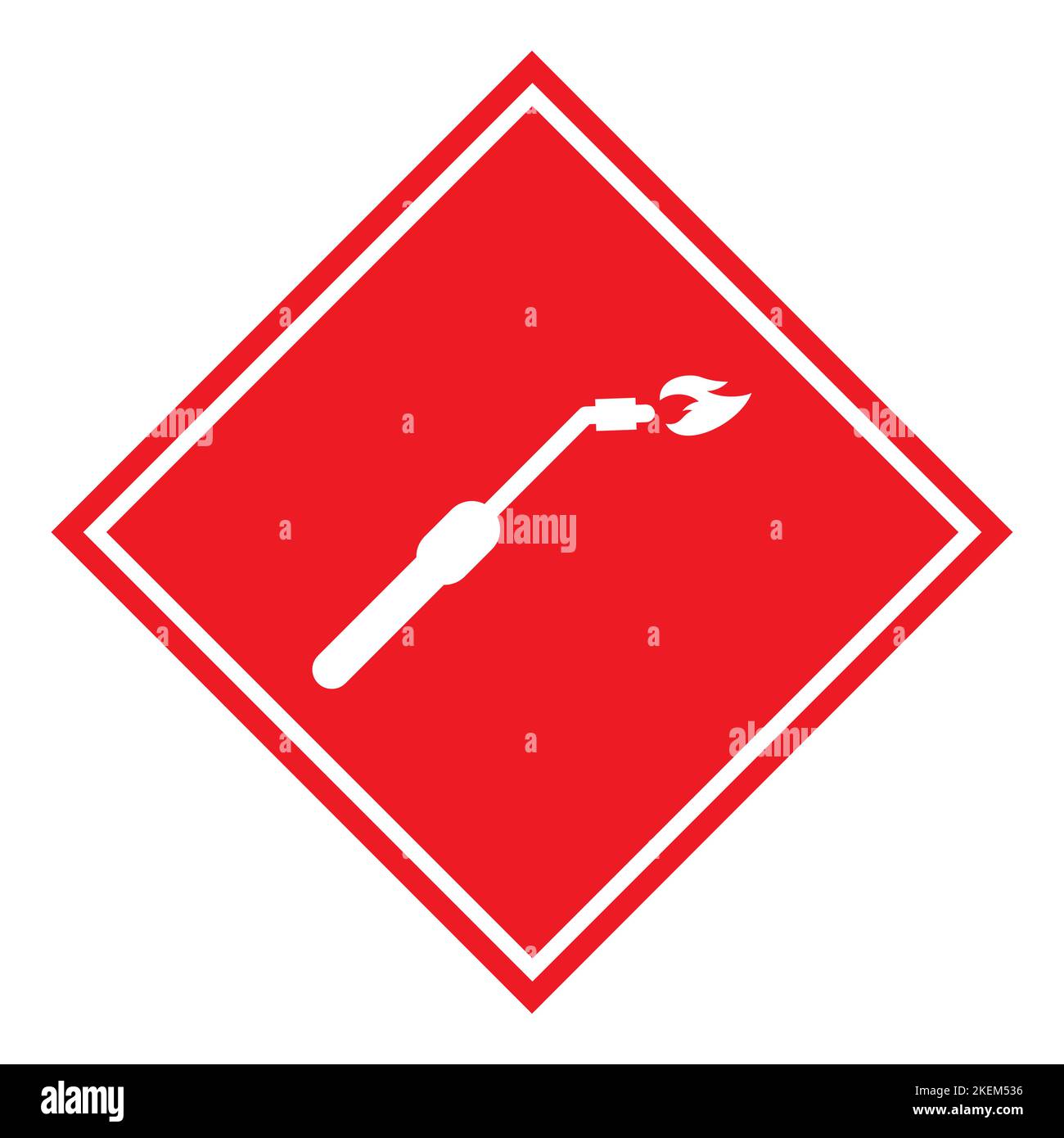 Welding danger technology icon, metal tool equipment symbol, safe weld ...