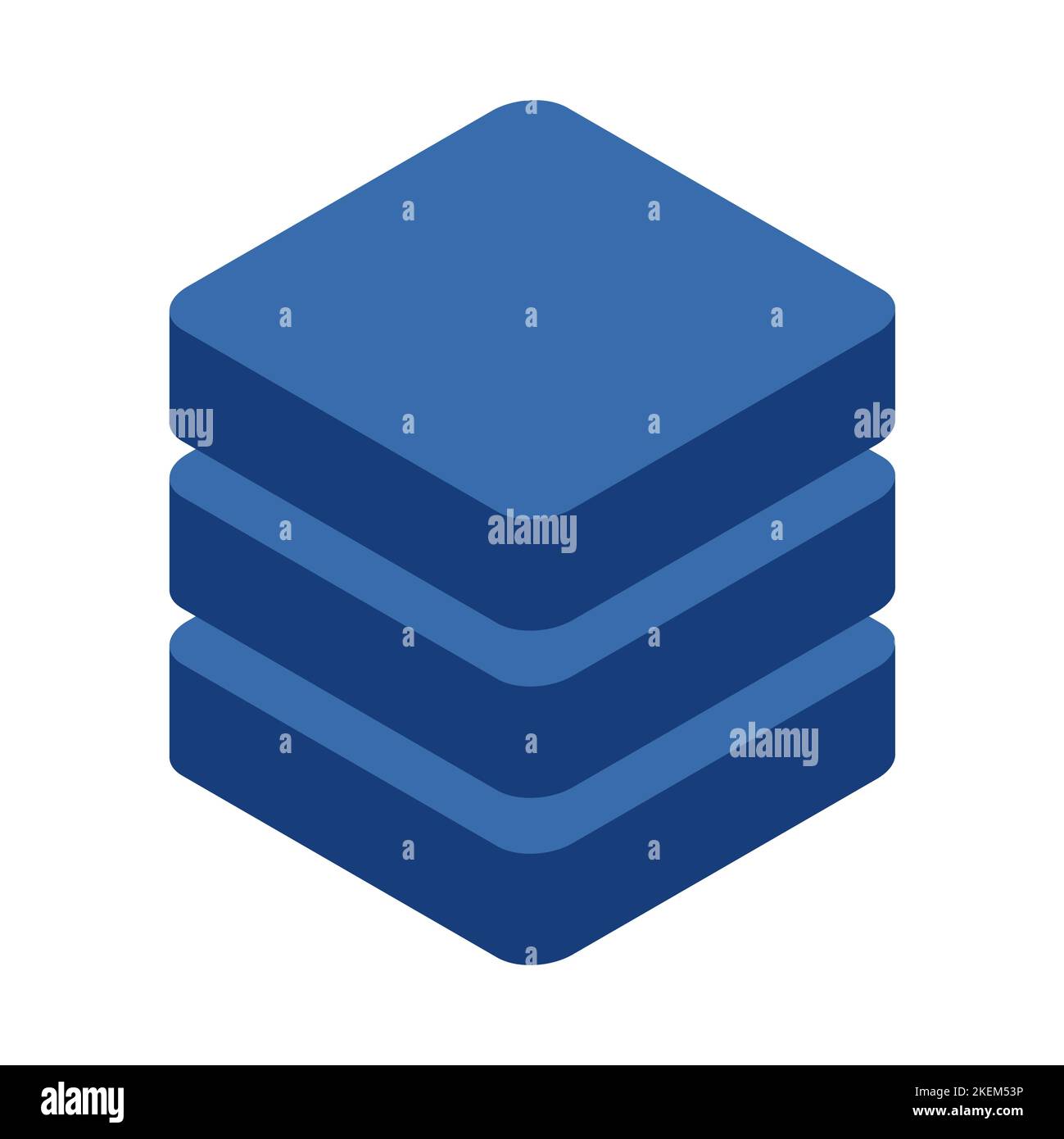 Database Storage Icon Isometric Internet Network Server Cloud Data Symbol Connection System