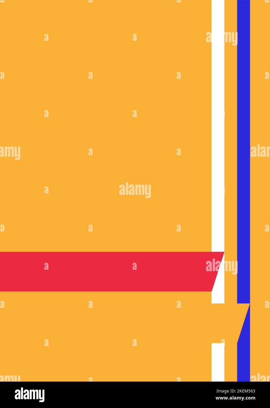 Modern abstract pattern. Cover design. Neoplasticism style Stock Vector ...