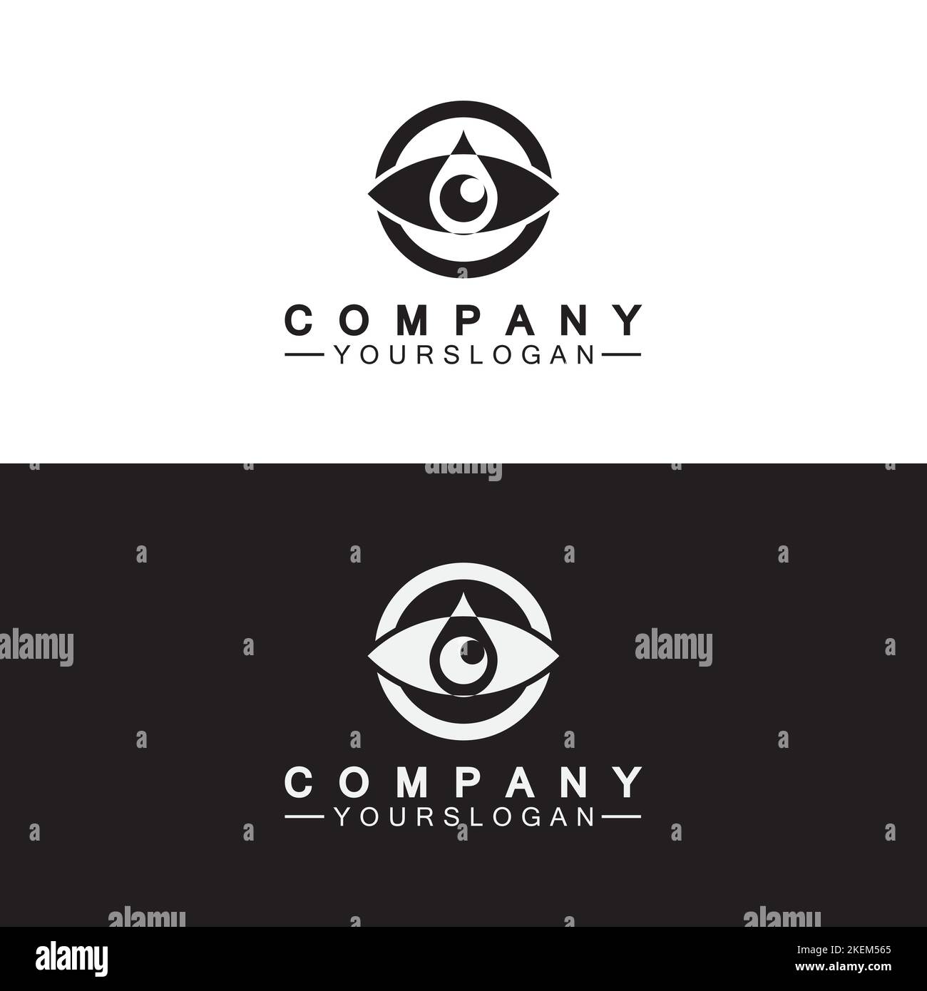 Eye drop logo icon design template Stock Vector Image & Art - Alamy