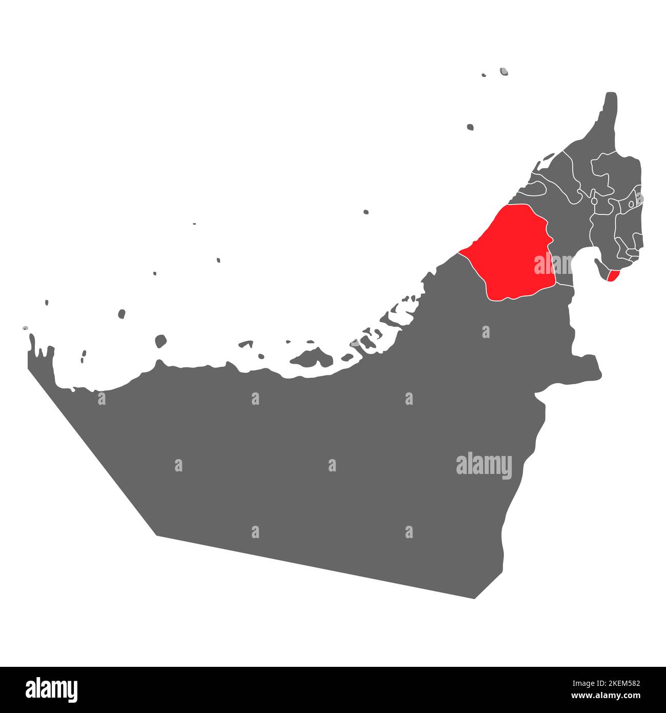 United arab emirates map Dubai, geography blank concept, graphic ...