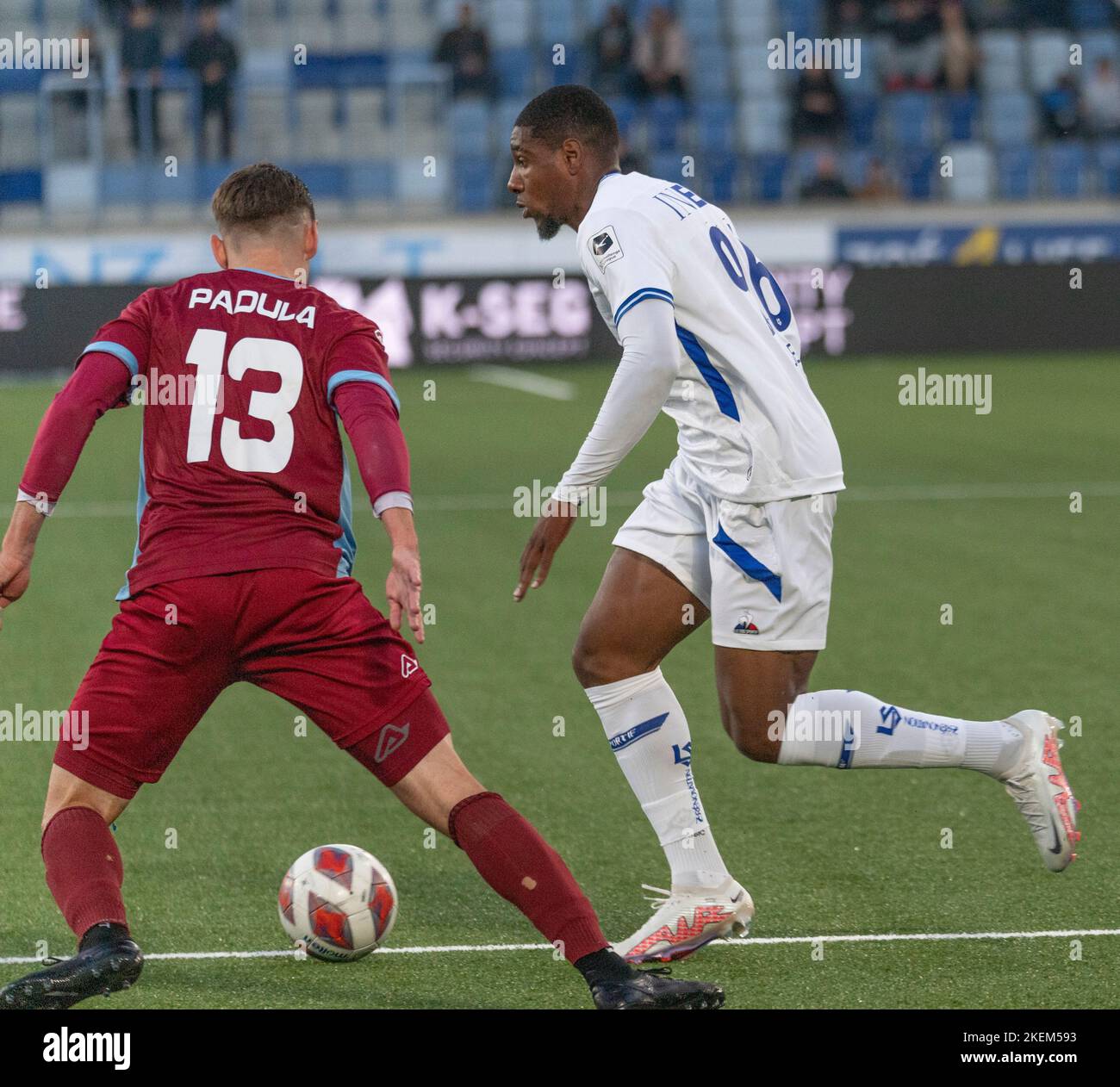 Lausanne Switzerland, 11/13/2022: Mayka Okuka (Middle) of Fc Lausanne ...