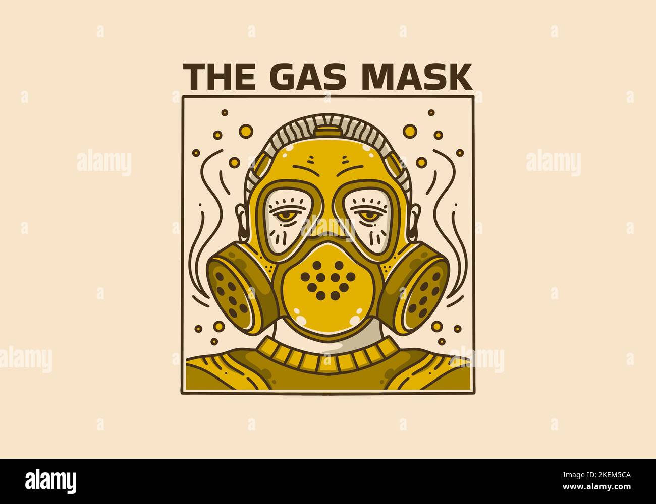 Wearing skull mask Stock Vector Images - Alamy
