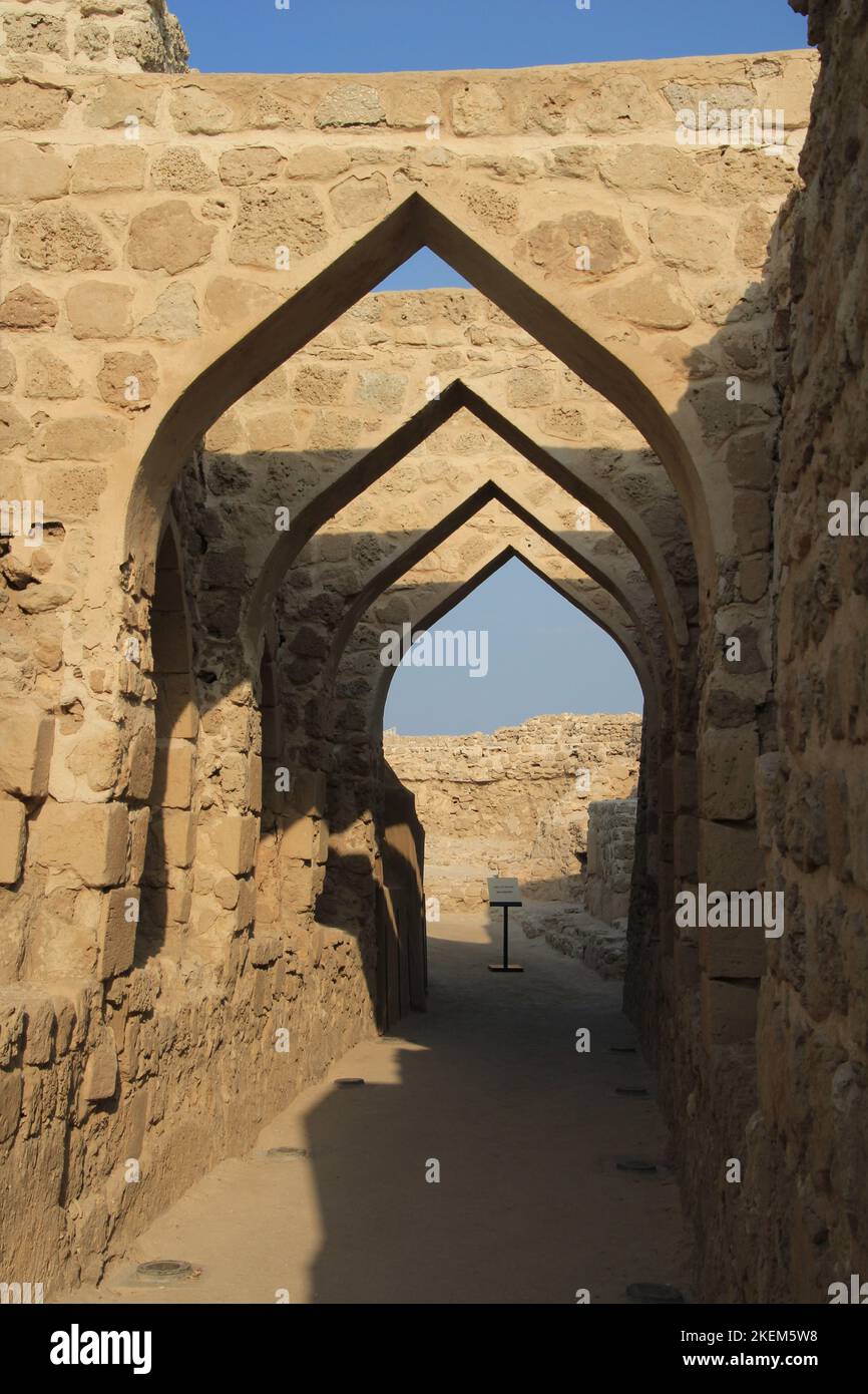 Karbabad, Bahrain. 06th Nov, 2022. View inside the fortress of Bahrain ...