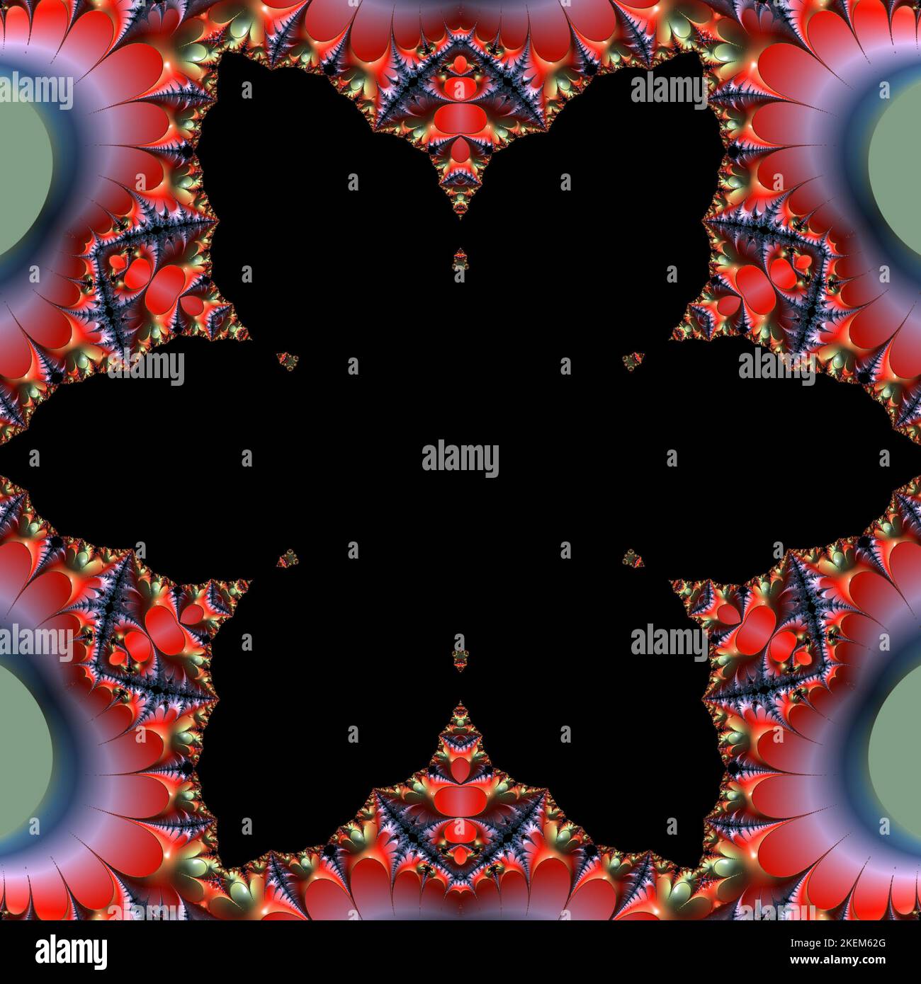 Abstract Computer generated Fractal design. A fractal is a never-ending ...