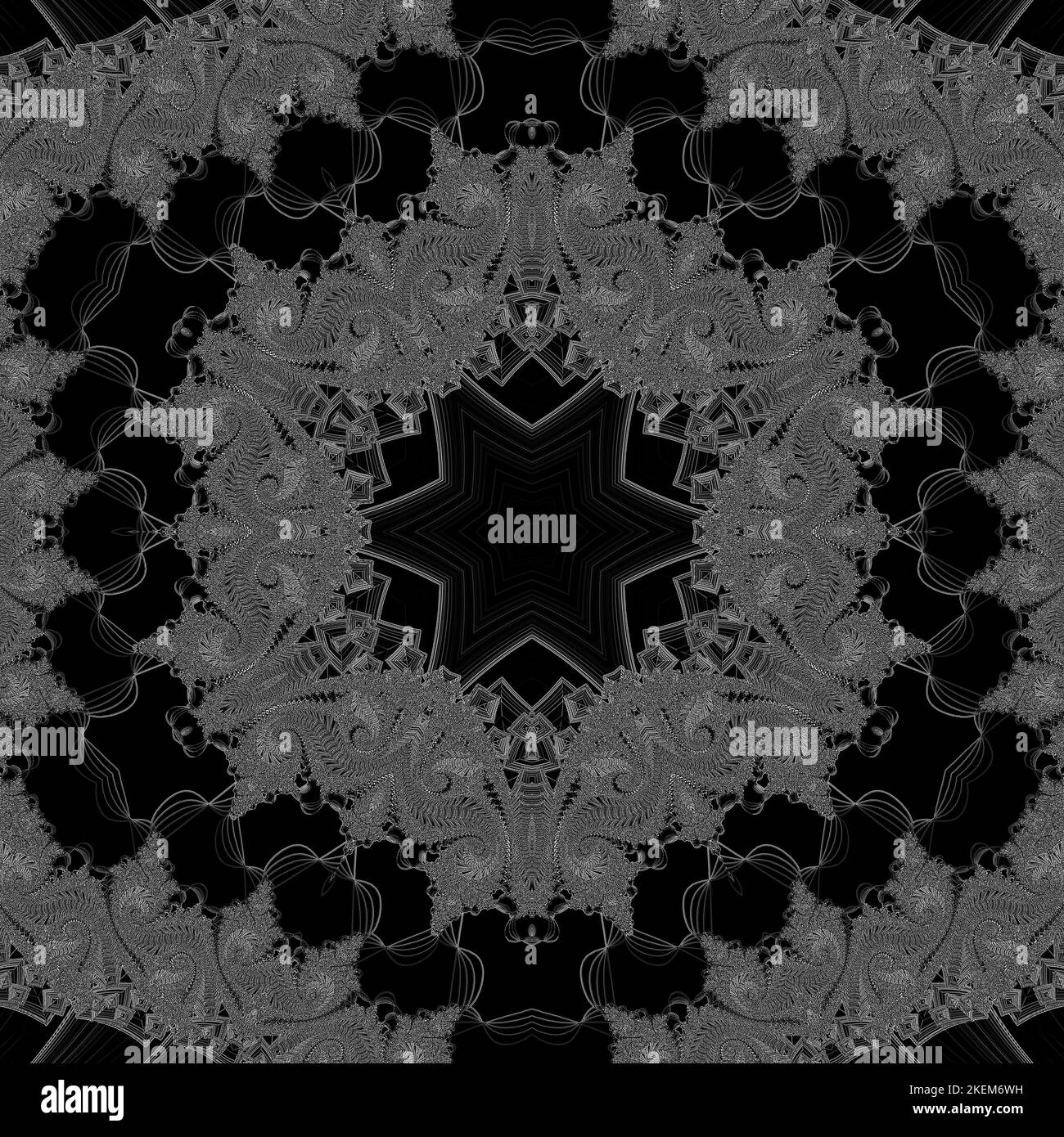 Abstract Computer generated Fractal design. A fractal is a never-ending ...