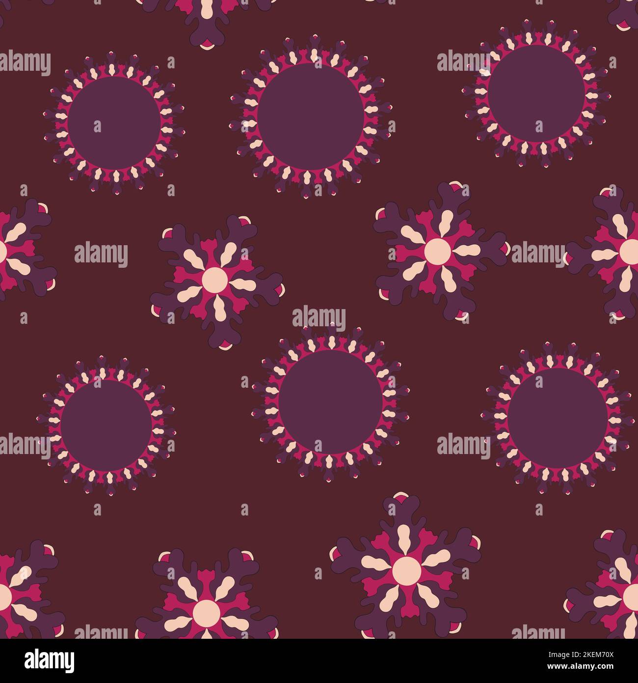 Seamless pattern with geometric aboriginal ornament. Ethnic tribal ...