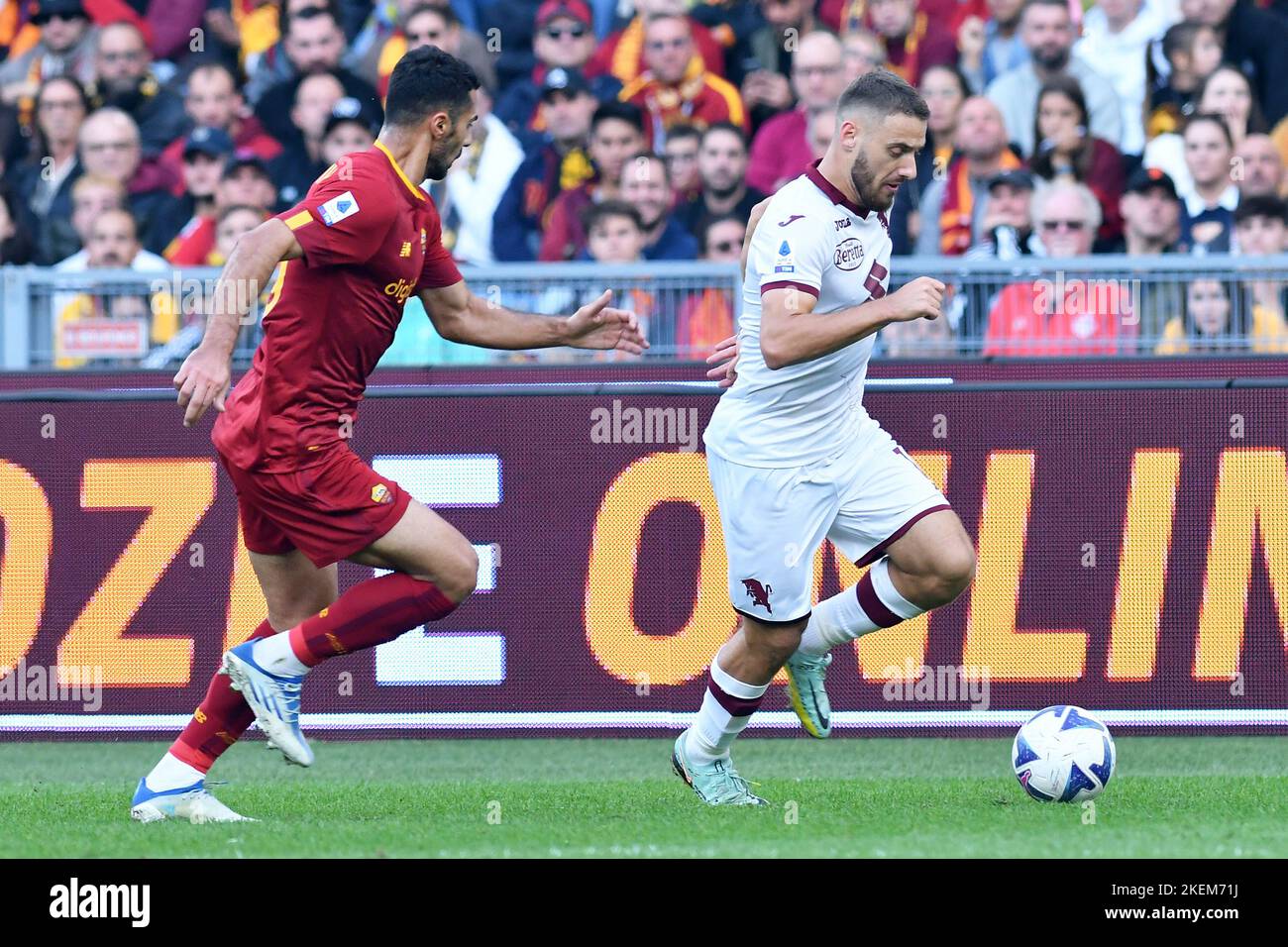 Stadio Olimpico, Rome, Italy. 13th Nov, 2022. Serie A football; Roma ...