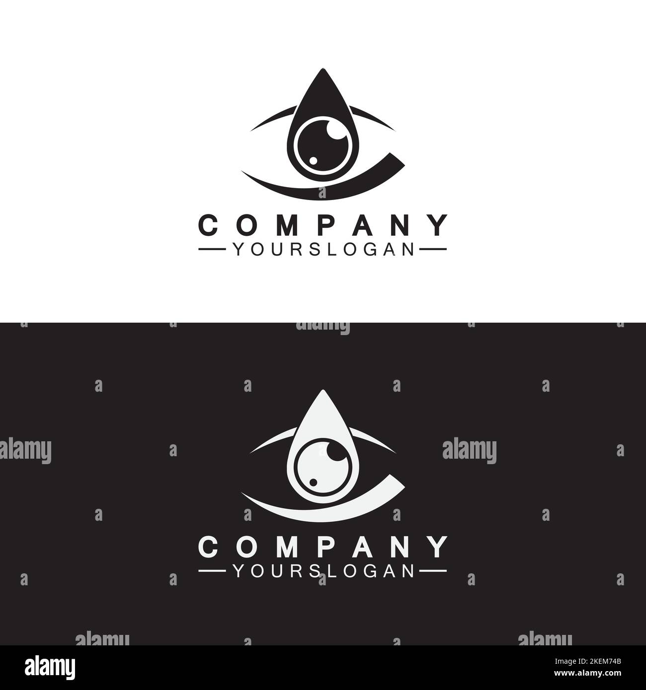 Eye drop logo icon design template Stock Vector Image & Art - Alamy