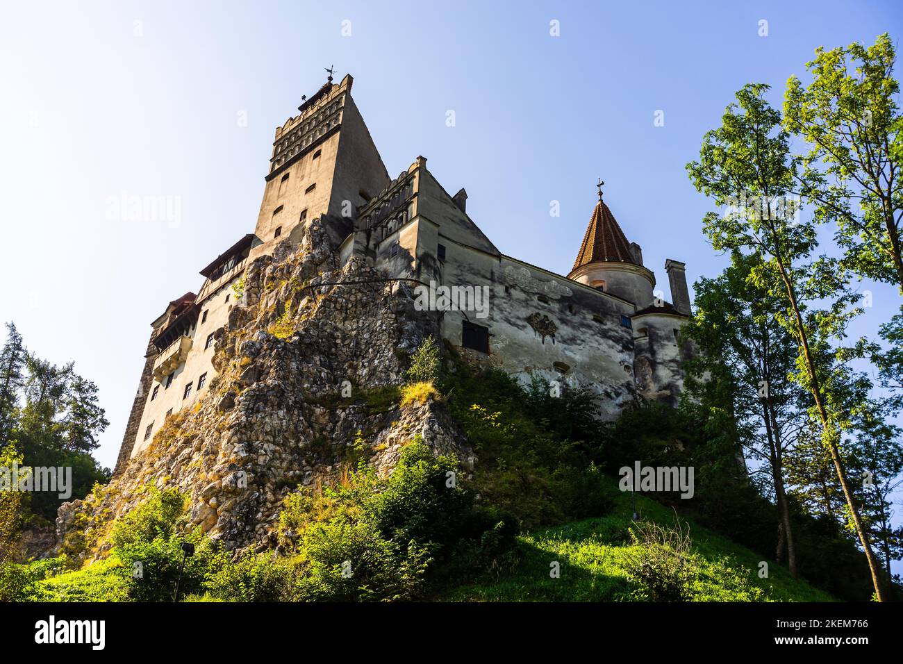 Legendary Bran Castle - Dracula Castle of Transylvania Stock Photo - Alamy