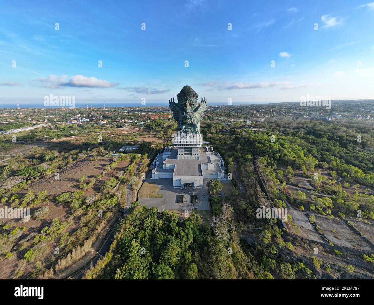 An aerial view of the Garuda Wisnu Kencana statue Stock Photo - Alamy