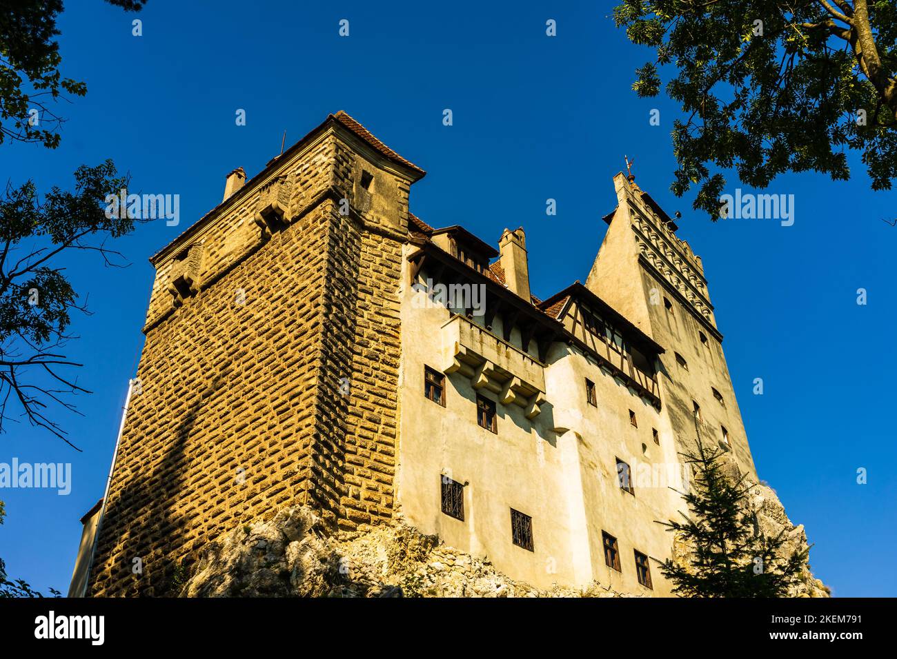 Legendary Bran Castle - Dracula Castle of Transylvania Stock Photo - Alamy