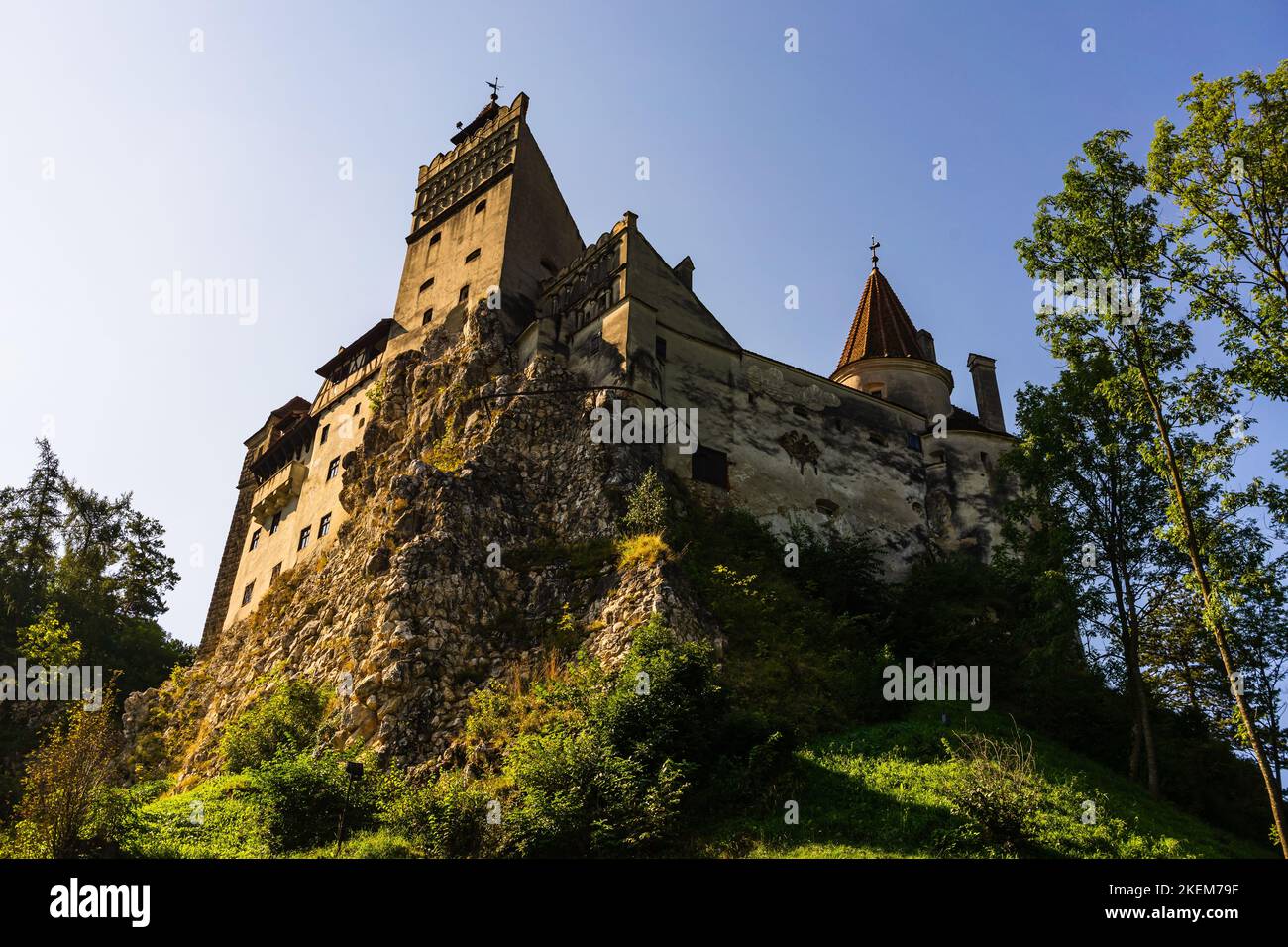 Legendary Bran Castle - Dracula Castle of Transylvania Stock Photo - Alamy